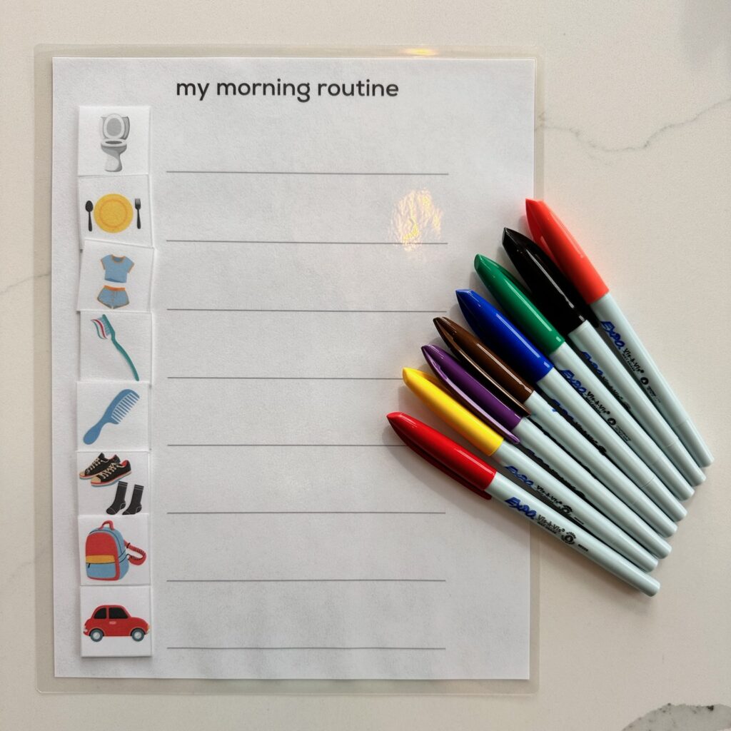 Preparing and Using Your Printable Routines for ADHD Kids ...