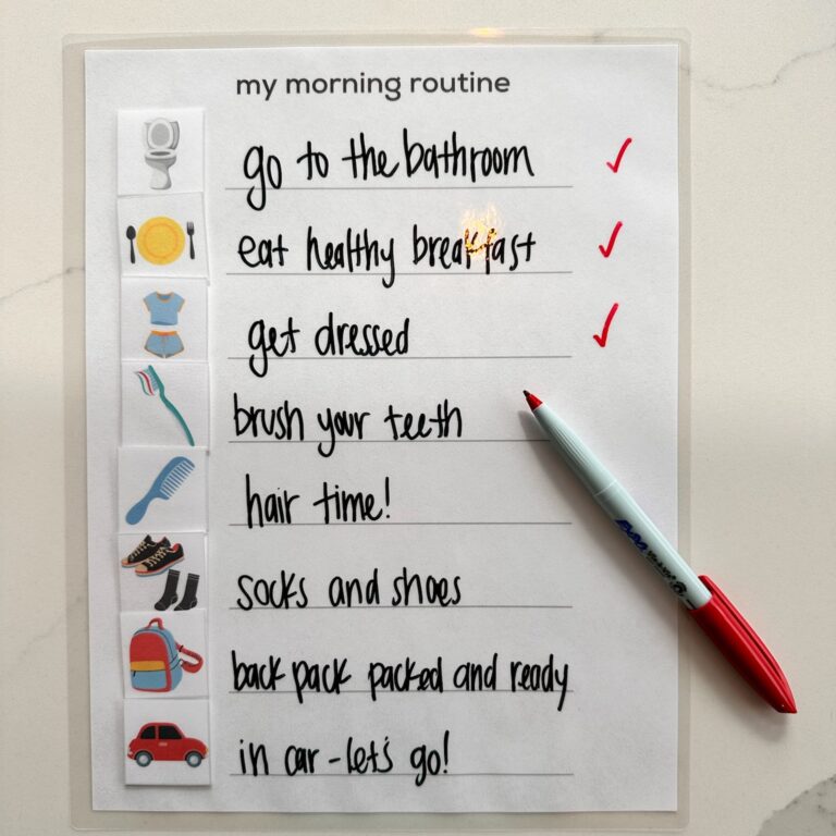 Preparing and Using Your Printable Routines for ADHD Kids ...